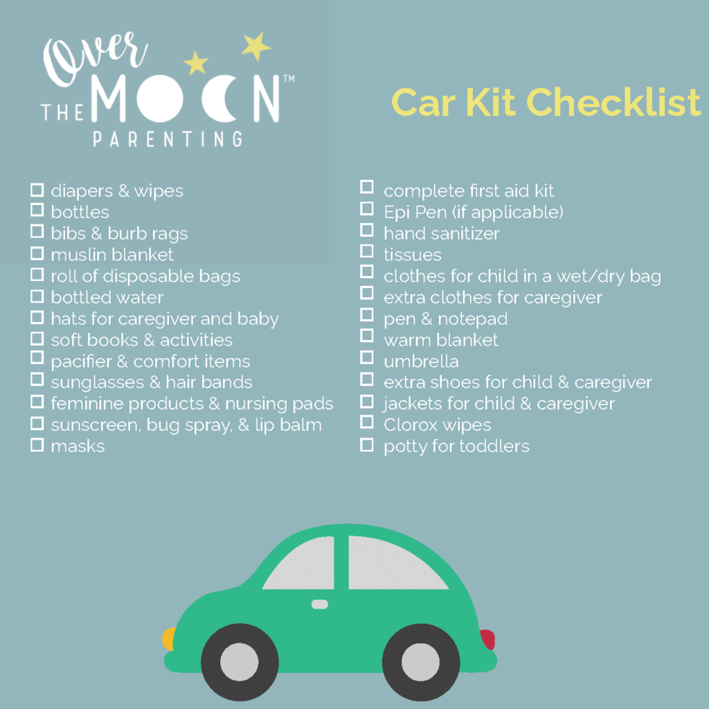 Car Kit Checklist ⋆ Over the Moon - Over the Moon